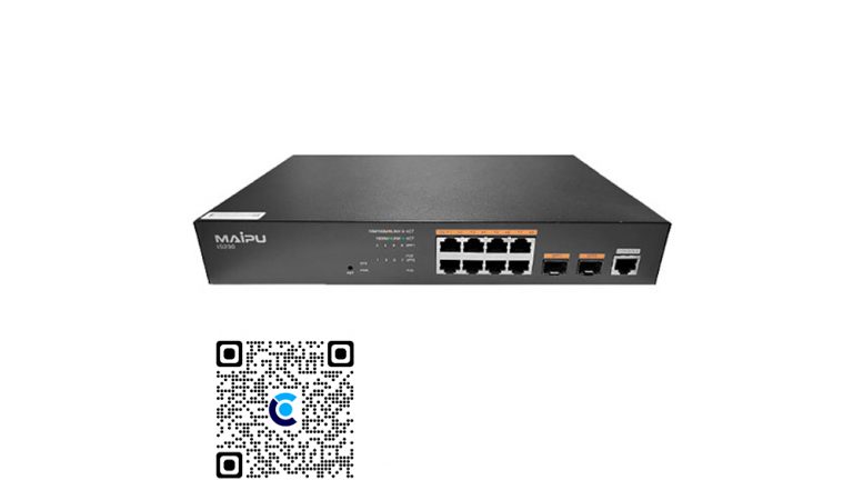 Maipu IS230-10TF-AC Switch Managed 8 cổng 10/100/1000M, 2 cổng SFP Gigabit